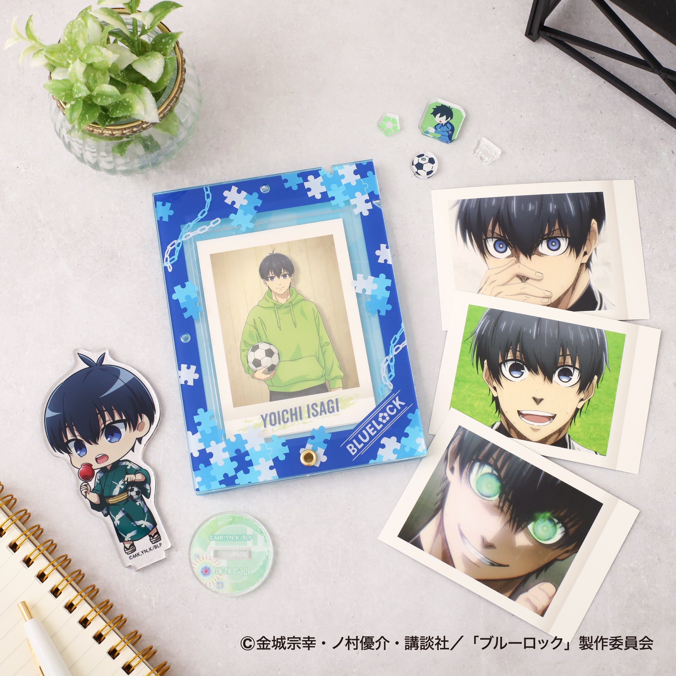 Blue Lock themed Portrait Cards Customisable Frame – AVO Blind Box