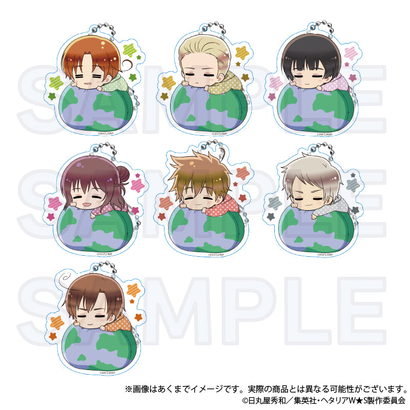 Hetalia World Stars Trading Fuwamin Key Chain A Box – AVO Blind Box